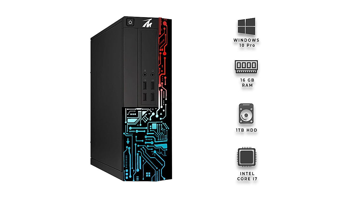 Refurbished Gaming PC with Intel Core i7 & Dual 27-Inch Monitors