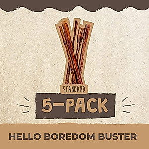 Mighty Paw Naturals Bully Sticks | All-Natural Protein-Rich Dog Chews from Grass-Fed Beef. Single-Ingredient Pet Treat for Dental Health. Keeps Chewers Busy