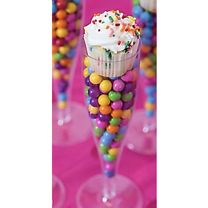 Oojami 30 pc Clear Plastic Classicware Glass Like Champagne Wedding Parties Toasting Flutes