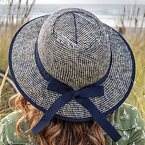 Straw Hat Bike Helmet Shibori Blue Cover Only (Shibori Blue, M - US Small)