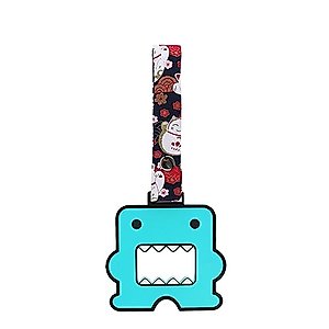 Q1-TECH, JDM Tsurikawa Ring Japanese Subway Train Bus Car Handle Cute Anime Cartoon Handle Hand Strap Rear Front Bumper Warning Rings Drift Charm Drift Car Accessory (DOMO-BLBKC)