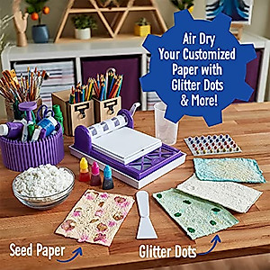 Crayola Paper Maker, Paper Making DIY Craft Kit, Gift for Kids, 7, 8, 9, 10