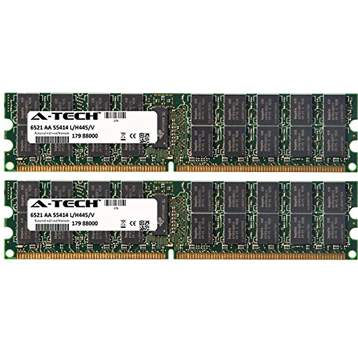 A-Tech 16GB Kit (2x8GB) RAM for Acer Altos Series G5450 | DDR2 667MHz PC2-5300 ECC RDIMM Registered DIMM 240-Pin 1.8V Server Memory Upgrade Modules