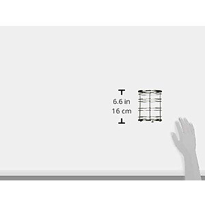 Home Basics Chrome Collection Steel Cutlery Holder Organizer, Free Standing, Kitchen Countertop, Silver