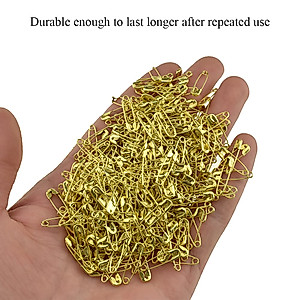 HAHIYO 36mm Length Safety Pins Closed Sturdy Avoid Misplacement Easy Penetrate Safer Operate Reusable Durable Stainless Steel Nappy Diaper Pin Silver 350 PCS for Sock Towel Bed Sheet Vurtains Clothing