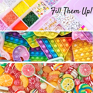 Hammont Ballerina Party Favor Treat Boxes - 10 Pack - Baby Shower & Girls Birthday Décor- Ballerina Gable Boxes, Cookie Box for Gift Giving, Princess Ballerina Party Decorations - 6.25x3.75x3.5 Inches