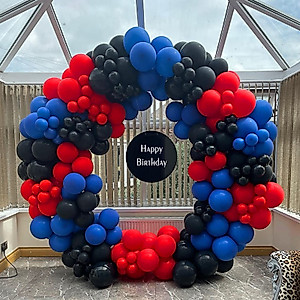 FOTIOMRG 100 Pack Red Balloons 12 inch, Red Latex Balloons for Valentines Day Birthday Wedding Party Decorations (with Red Ribbon)