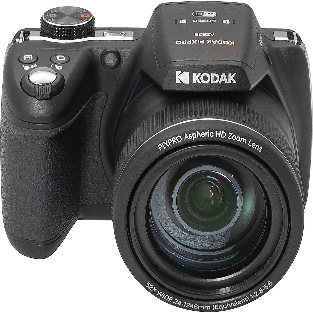 Kodak PIXPRO AZ528 Digital Camera (Black) Bundle with 32GB Memory Card + Camera Case + Memory Card Wallet + Screen Protectors + Accessories
