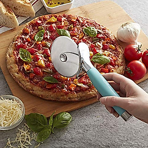 KitchenAid Gourmet Pizza Wheel, One Size, Matte Aqua Sky