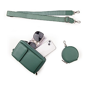 Montana West Small Purses for Women Crossbody Cell Phone Wallet Bag with Credit Card Slots MWC-180GN