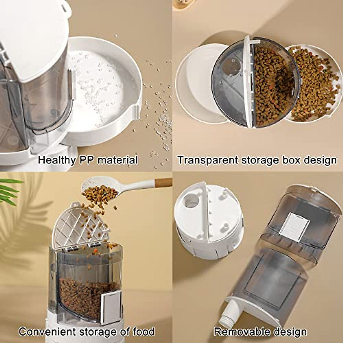 Pet Water Dispenser Without Electricity Unplugged Automatic Water Bowl Dispenser Gravity Water Dispenser for Cats Water Self Feeder Dog Fountain Dogs Bowl Bottles for Kitten Puppy