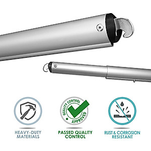 Crossbar Valance Hanger, For Pipe and Drape (6'-10' Crossbar)