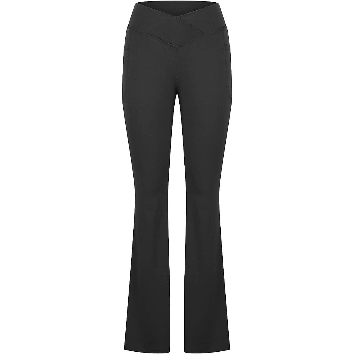 Aricy Women Bootcut Yoga Pants 2023 High Waisted Flare Leggings Workout Leggings Casual Soft Pants Comfy Palazzo Athletic Wide Leg Pants with Pocket Sports Fitness Sweatpants Girl Active Yoga Pants