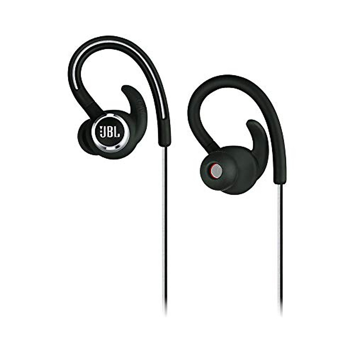 JBL Reflect Contour 2 Wireless Sport in-Ear Headphones with Three-Button Remote and Microphone (Black)