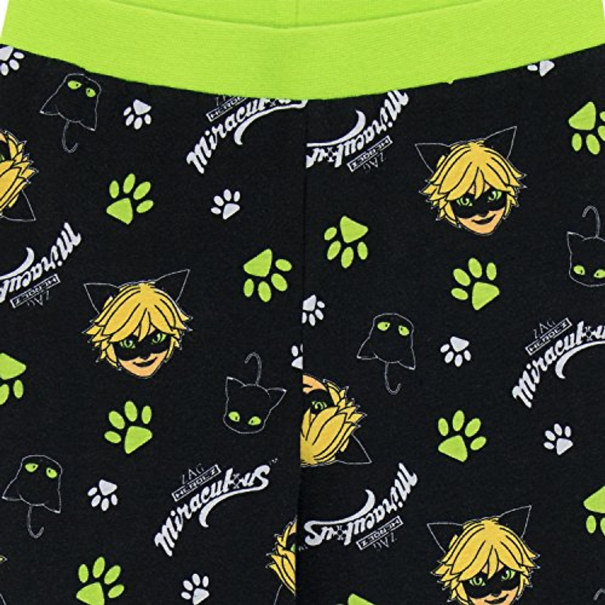 Miraculous Ladybug Boys' Cat Noir Pajamas Size 12 Multicolored