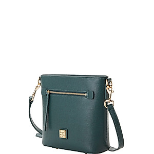 Dooney & Bourke Handbag, Saffiano Small Zip Crossbody - Ivy