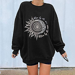 Long Sleeve Shirts for Women, Fall Polka Dot Plus Size Womens Halloween Costumes Sexy Ladies Long Sleeve O Neck Skeleton Tshirts Pullover Hoodies for Women Black