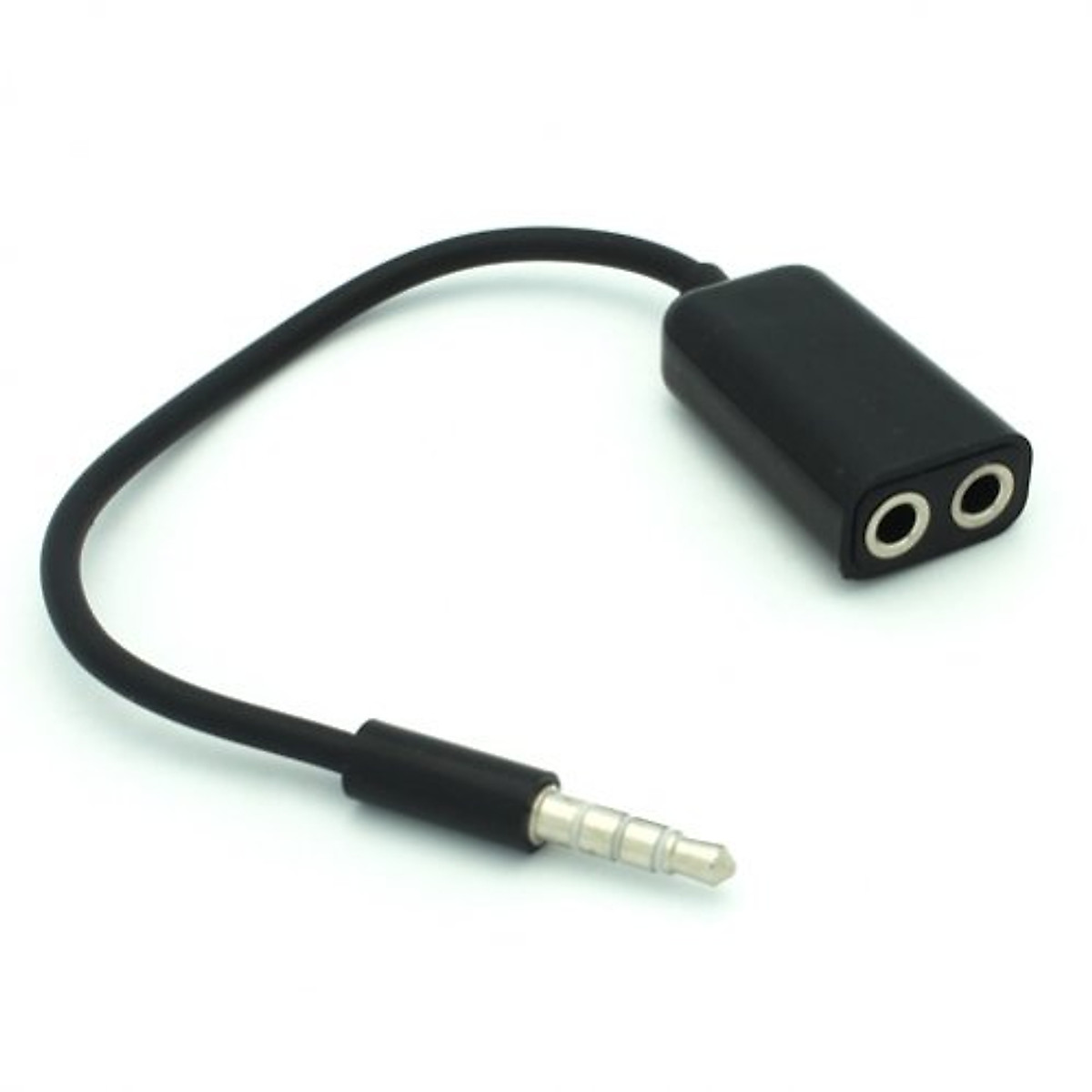 SELNA Premium Black Universal 3.5mm Headset and Speaker Audio Jack Splitter Y Adapter for Boost Mobile ZTE MAX - Boost Mobile ZTE Speed - Boost Mobile ZTE Warp 4G - Boost Mobile ZTE Warp Sequent - Boost Mobile ZTE Warp Sync - Cricket HTC Desire 510