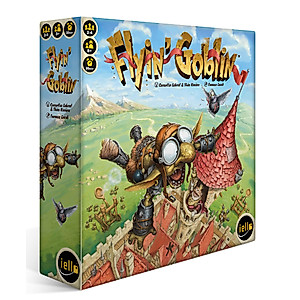 IELLO: Flyin' Goblin, Strategy Board Game, Perfect Mix of Humor Skill, Risk Taking and Tactics, 2 to 4 Players, 30 Minute Play Time, for Ages 8 and Up