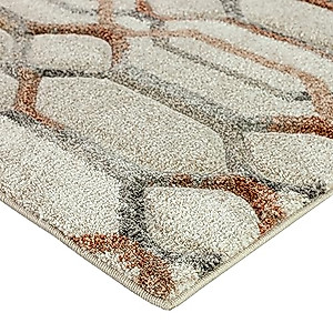 DALYN RUG Carmona CO7 Linen 8' x 10' Rectangle Soft Area Rug, Easy Clean, Non Shedding, Bedroom, Entry, Living Room, Dining Room, Kitchen Rug