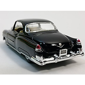 Kinsmart 1953 Cadillac Series 62 Black 2 Door Coupe 1/43 O Scale Diecast Car