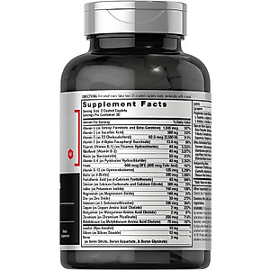 Horbäach Multivitamin for Men | 60 Caplets | Non-GMO & Gluten Free Vitamins & Minerals Daily Supplement