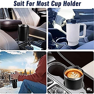 40 Oz Tumbler With Handle And Straw Lid Stainless Steel Insulated Travel Mug For Hot And Cold Drinks, With Handle Travel Thermos (Pink)