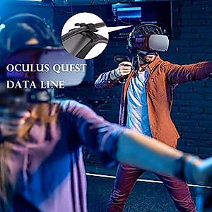 5m Link Cable Compatible for Oculus Quest/Quest 2 VR High Speed Data Transfer Cable for PC Gaming and Charging and Fast Charging Cable