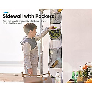 Quictent 10x10 Pop up Canopy with Sidewall, Easy up Canopy Tent Including 1 Sidewall with Pockets, for Camping and Outdoor Events-White