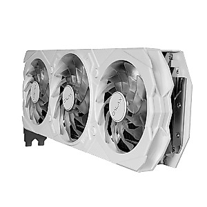 GALAX GeForce RTX™ 4070 EX Gamer White 1-Click OC, Xtreme Tuner App Control, 12GB, GDDR6X, 192-bit, DP*3/HDMI 2.1/DLSS 3/Gaming Graphics Card (with ARGB Fans)