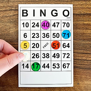 SEETOOOGAMES 300 Pieces Magnetic Bingo Chips Only- Mixed