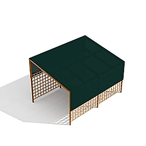 COARBOR 6'x50' Outdoor Shade Fabric Cloth Material Roll for DIY Pergola Cover Carport Patio Deck Backyard Garden Plant Shade Cover Yard Balcony Privacy Shade Screen Green