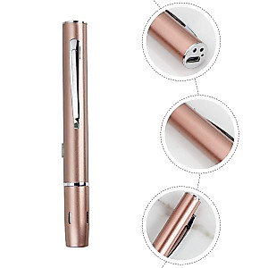 TOKIDNY Medical Flashlight Pen Light for Nurses Examination Pen Light Pocket Torch Rechargeable Flashlight Reusable Flashlight Electric Torch Inspection Light Zinc Alloy