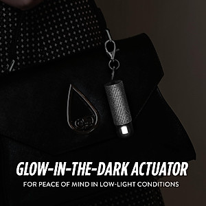 Guard Dog Security Bling it On Pepper Spray, Keychain with Safety Twist Top, Mini and Easy Carry, Lightweight and Fashionable, Maximum Police Strength OC Spray, 16 Feet Range, 0.5 fl oz