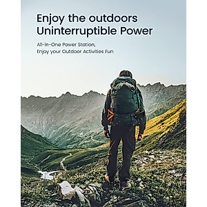 AOHI Portable Power Station, Power Bank with AC Outlet 150W Magcube 96.48Wh/26800mAh Backup Power Supply, Lithium Battery Power Bank with PD 65W Quick Charge LED Light Outdoor Camping Emergency