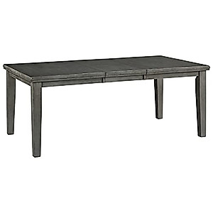 Signature Design by Ashley Hallanden Dining Extension Table, 0, Gray