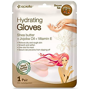 Epielle Hydrating & Moisturizing Gloves & Socks Masks Combo 12pk for Hand and Foot - Dry Hand, Dry Cracked Heel