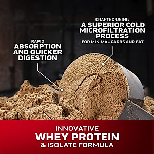 Muscletech Whey Protein Powder (Cookies & Cream, 5LB) - Nitro-Tech Whey Protein Isolate Smoothie Mix for Lean Muscle & Fast Recovery - 24g of Whey Gold Protein for Women & Men - Gluten-Free