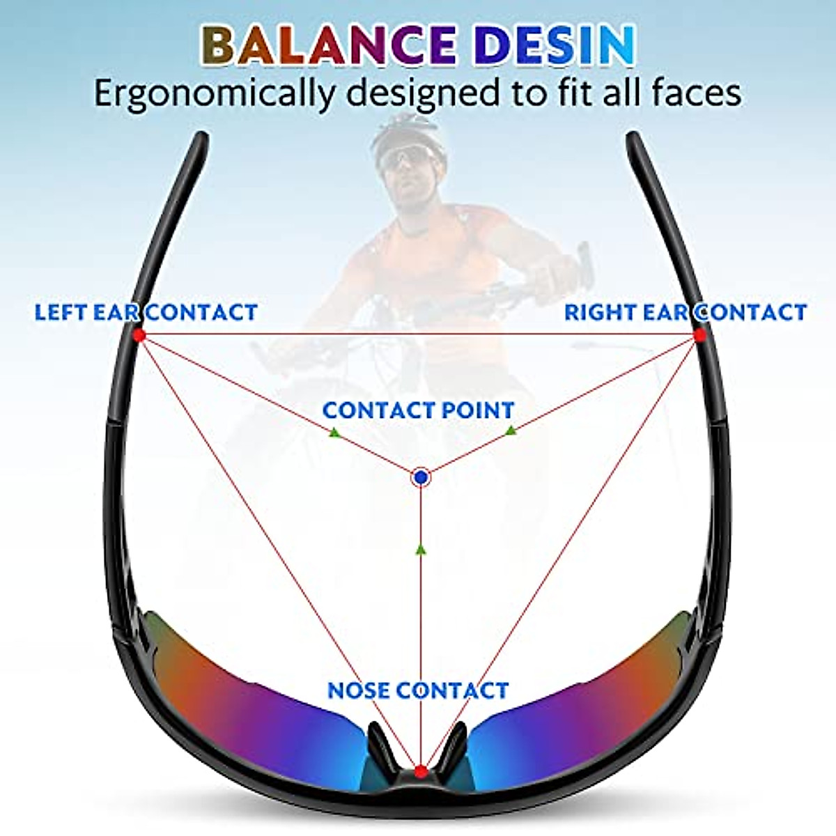 miunruar Safety Glasses for Men 8 Pack, ANSI Z87.1+ UV Protective Eyewear, Impact Resistant Tinted Safety Goggles for Work, Sport, Driving, Biking