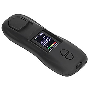 Alcohol Detector, Easy to Carry Portable Breath Alcohol Tester DC5V Accurate Testing Wide Applications LCD Display for Bar Hangover for Family Dinners