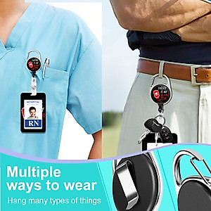 Plifal ID Badge Holder with Lanyard and Retractable Nurse Badge Reel Belt Clip, Phlebotomy Phlebotomist Nursing Medical Keychain Lanyards Clip for Women Men(Coffee is My Blood Type)