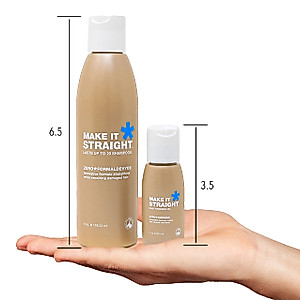 Make It Straight Blowout Spray, Straighten Hair, Eliminate Curls, and Protect Against Heat Damage, Enjoy Salon Blowout Results with Smooth, Sleek Hair, Free from Formaldehyde