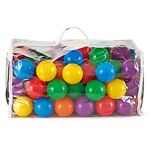 Intex 100-Pack Small Plastic Multi-Colored Fun Ballz for Bounce Houses (4 Pack)