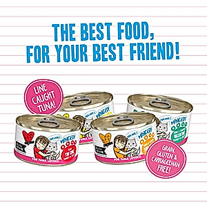 Weruva Best Feline Friend (B.F.F.), Batch 'O Besties Variety Pack, Wet Cat Food, 3oz Can (Pack of 12)