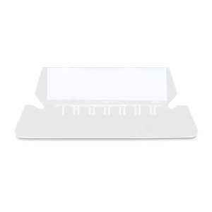 Staples 117796 Plastic Tabs, 2-Inch x 5/8-Inch Clear, 25/Pack