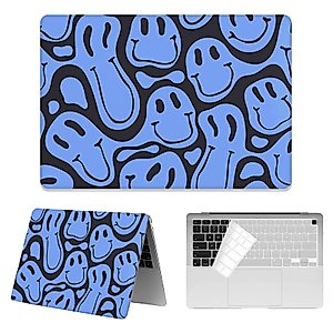 Watbro Compatible MacBook Air 13 inch Laptop case 2020 2019 2018 Release A2337 M1/A2179/A1932, 70's Retro Pattern case, Suitable for MacBook Air 2020 with Touch ID