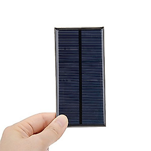 uxcell 5Pcs 7.5V 100mA Poly Mini Solar Cell Panel Module DIY for Light Toys Charger 110mm x 55mm