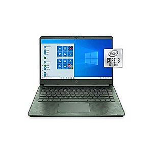 HP 14-DQ1089WM Camo Design 14" 8GB 256GB SSD Core i3-1005G1 1.2GHz Win10H, Green