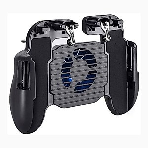 Game Controller Multifunction Mobile Phone Controller with Cooling Fan Gaming Triggers Gamepad Phone Holder Gaming Grip
