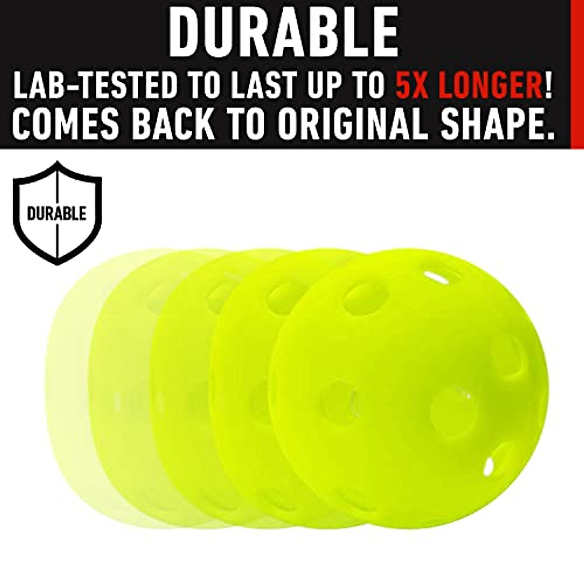 Franklin Sports Plastic Practice Golf Balls - Indoor + Outdoor Training Golf Balls - Best for Chipping + Putting Practice - Official Size Golf Balls - 12 Pack